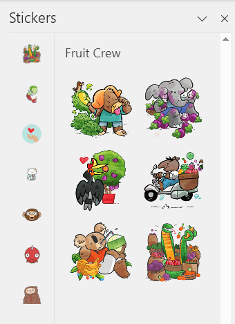 Where are the rest of the stickers for OneNote? - Microsoft Q&A