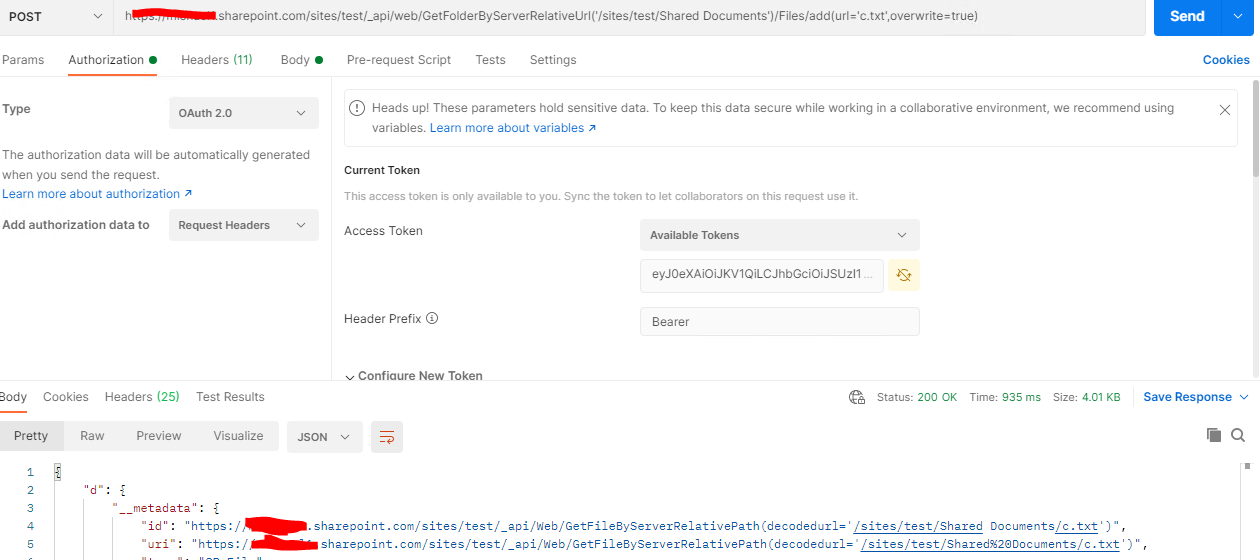 Create A File Using Rest Api Microsoft Qanda 3673