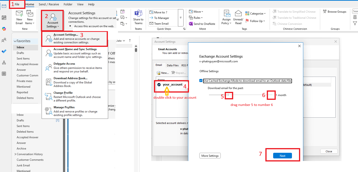 Esportare posta da microsoft for Outlook - Microsoft Q&A