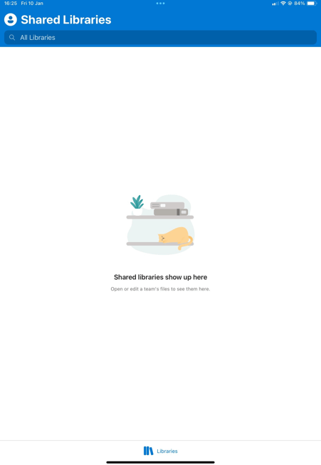 OneDrive app on iPad not showing files or folders or even tabs ...