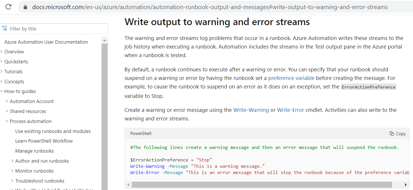 Send Azure Runbook Job Output - Microsoft Q&A Send Azure Runbook Job Output - Microsoft Q&A