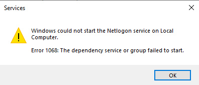 Enabling SMBv1 breaks netlogon - Microsoft Q&A