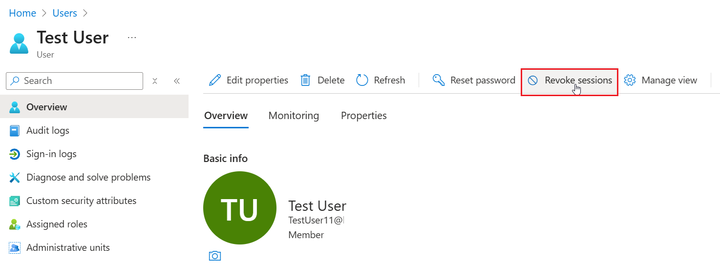 Does revoke multifactor authentication sessions not work anymore ? - Microsoft Q&A