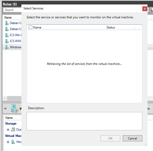 Need Help Configuring Monitoring for HA Hyper-V VMs (Debian 12 Guest OS) in Failover Cluster ...