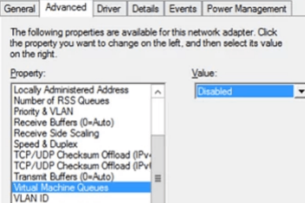 server 2022 hyper-v slow network throughput - Microsoft Q&A