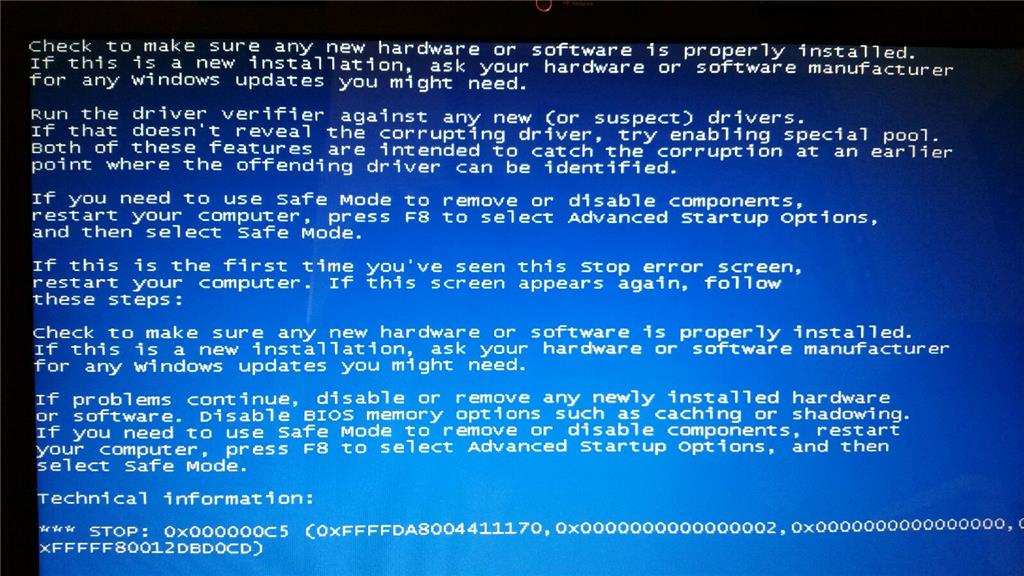 Persistent Blue Screen - Microsoft Q&A