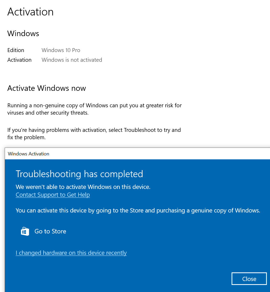 Can't activate Windows 10/11 Pro after reinstalling Windows - Microsoft Q&A