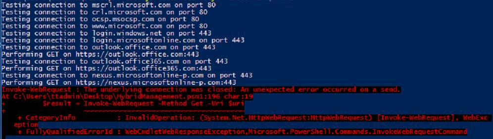Unable to validate Hybrid Agent for Exchange usage - Microsoft Q&A