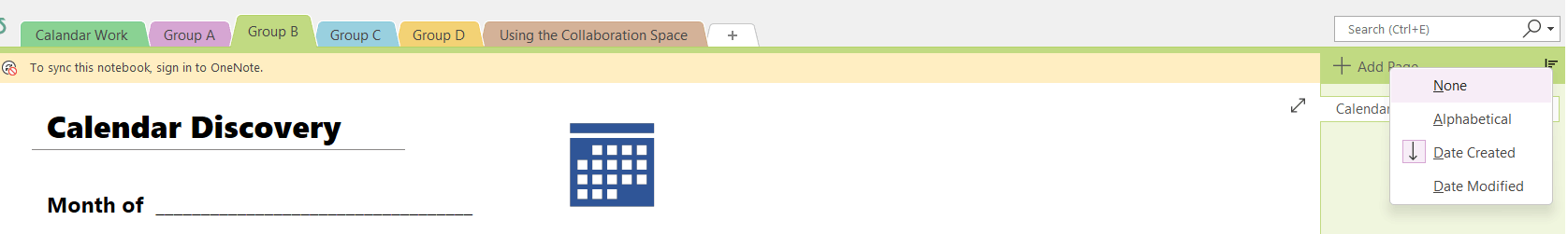 Is there an easy way to sort pages by Date Created across all Sections ...