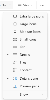 I can't see recently modified files - Microsoft Q&A