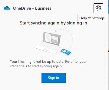 Initiate OneDrive Sign in prompt - Microsoft Q&A