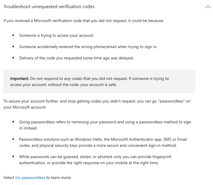 Single use code emails - why am I getting them? - Microsoft Q&A