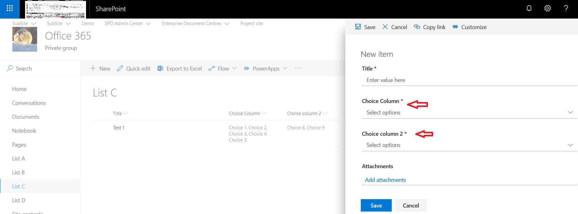 Sharepoint Choice List Defaults to first value in list in form ...