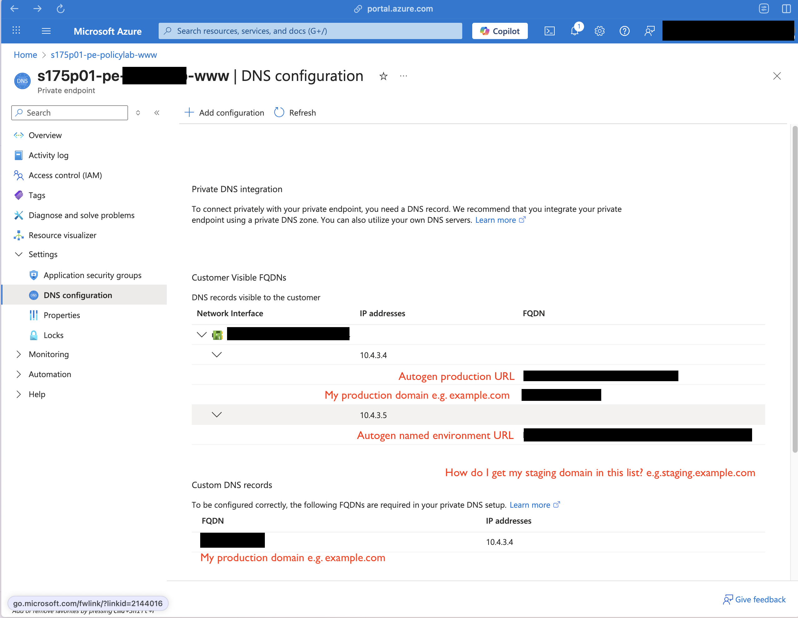 How can I enable password protection on a named environment when I have ...