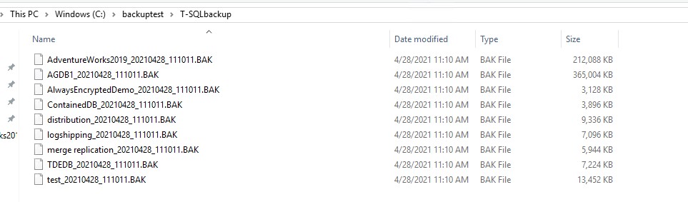 Different backup folder using ola script - Microsoft Q&A