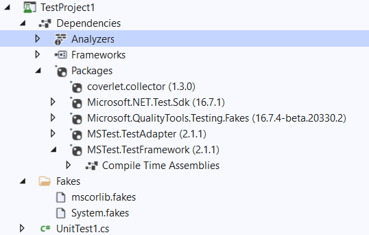 The Type Or Namespace Name Fakes Does Not Exist In The Namespace System Are You Missing An