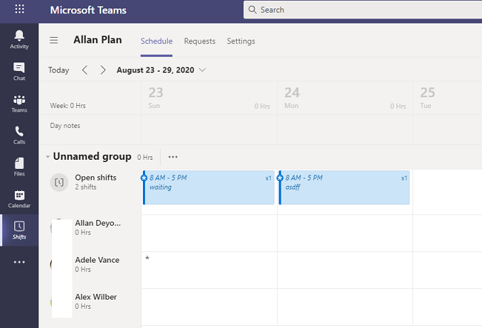 With 365 business, how to create a calendar where all staff can book ...