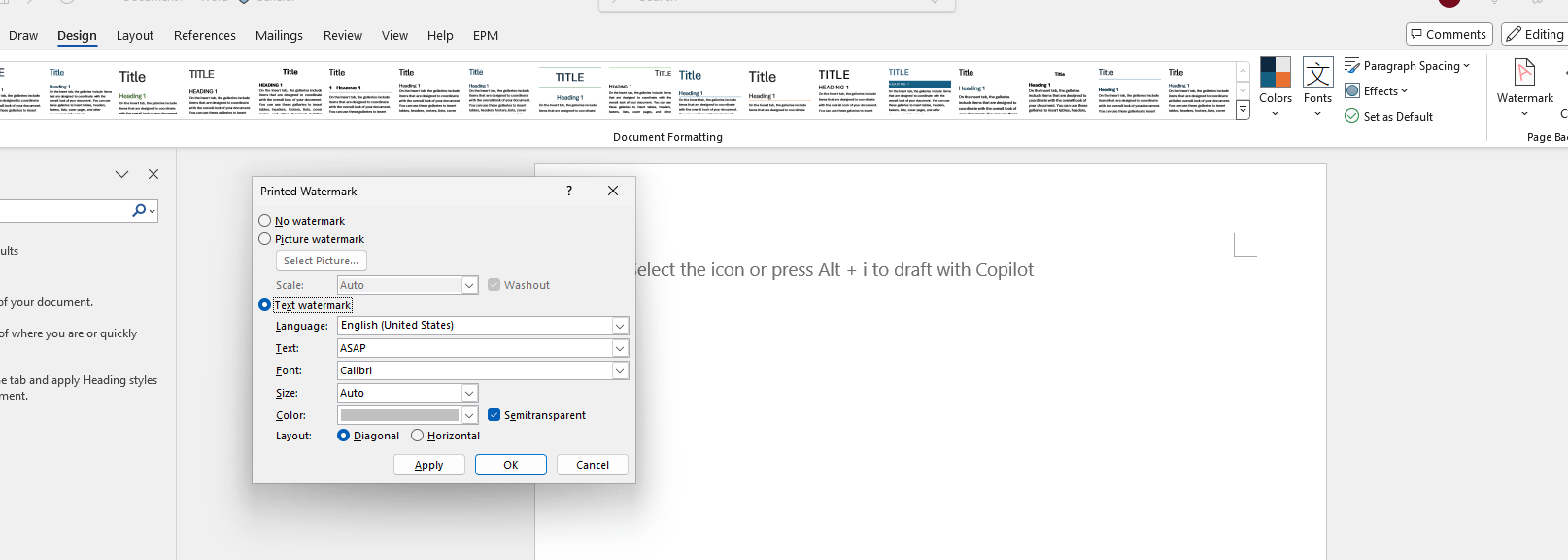 How does one duplicate watermark on the same page? - Microsoft Q&A