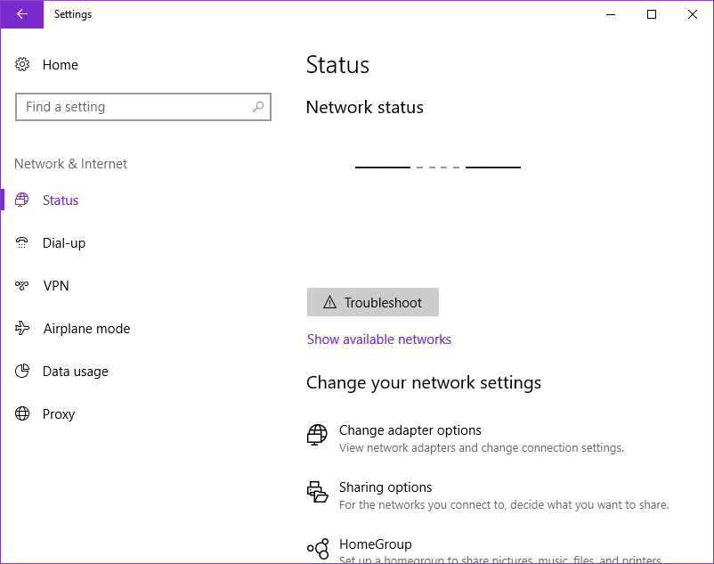 Network icon isn't showing up in my Taskbar, and Network & sharing isn ...