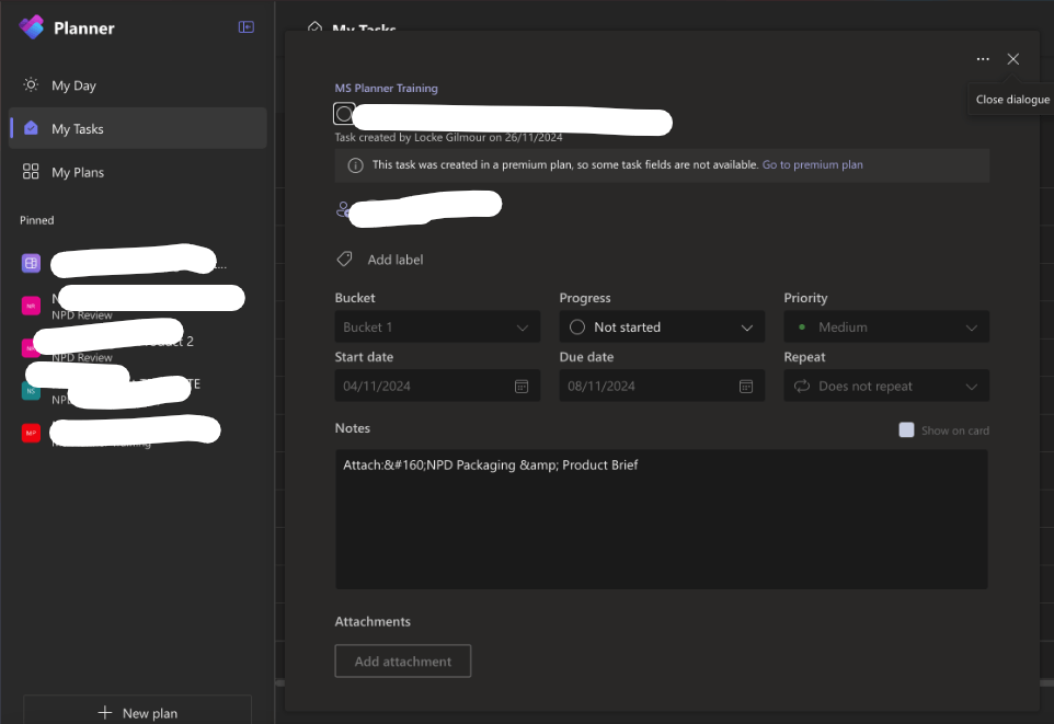 New Version of Microsoft Planner not showing checklist items under 'My ...