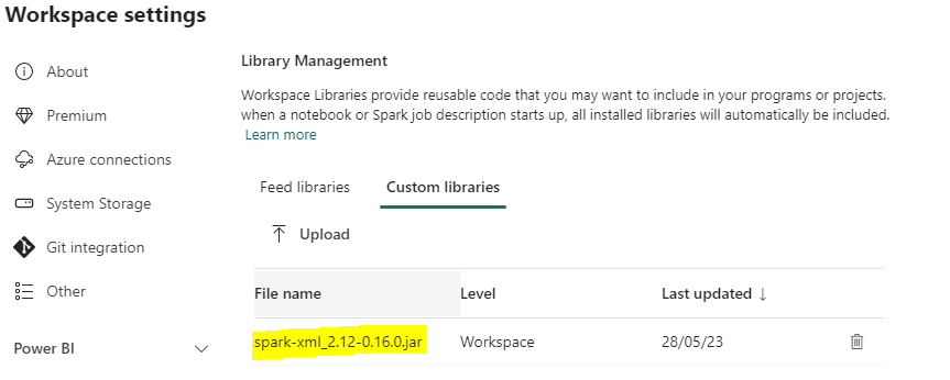 Microsoft Fabric - Installing Packages - Microsoft Q&A