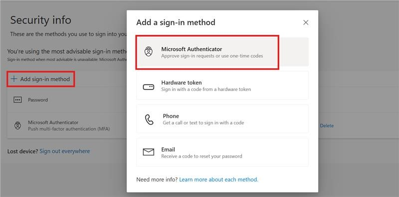I got a new phone now Authenticator for work and school are not working ...