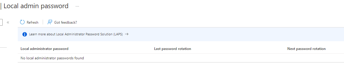 LAPS - Reporting - Microsoft Q&A
