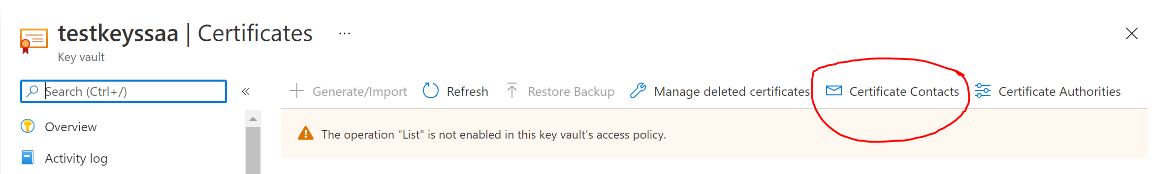 No notification received about certificate expiration - Microsoft Q&A