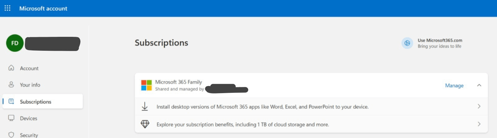 OneDrive storage not increasing after buying subscription - Microsoft Q&A