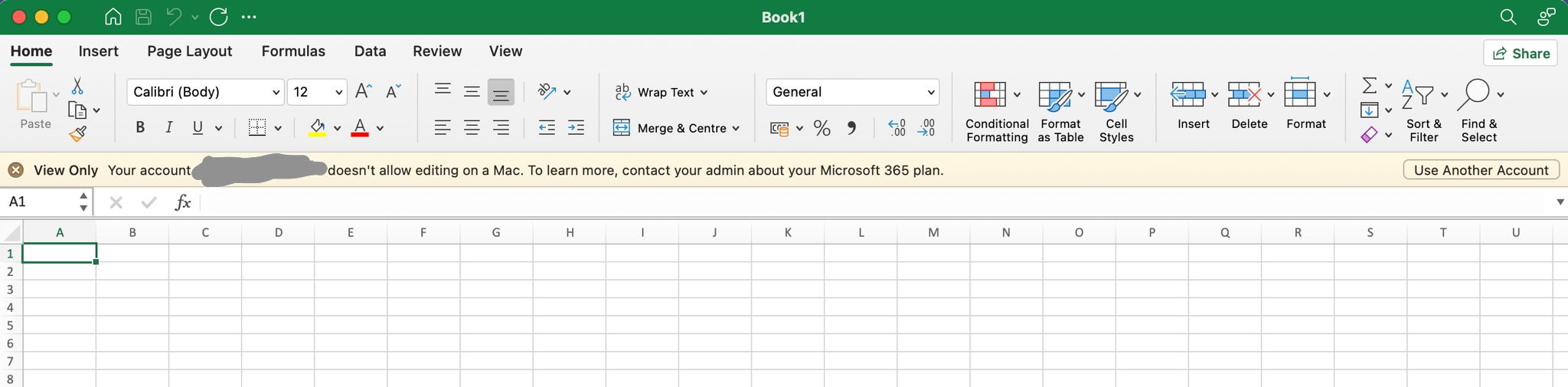 How to solve if the excel shows “your account doesn’t allow editing on ...