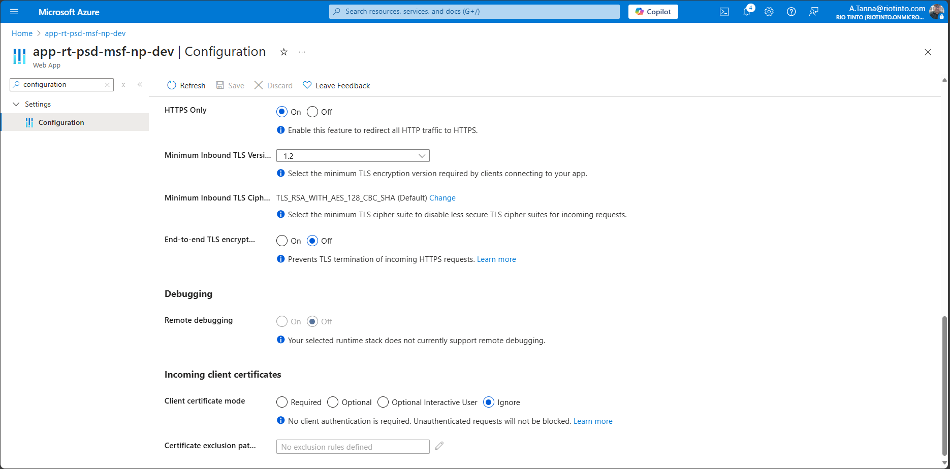 Unable to connect when SignalR is used (not Azure SignalR service) in ... Unable to connect when SignalR is used (not Azure SignalR service) in ...