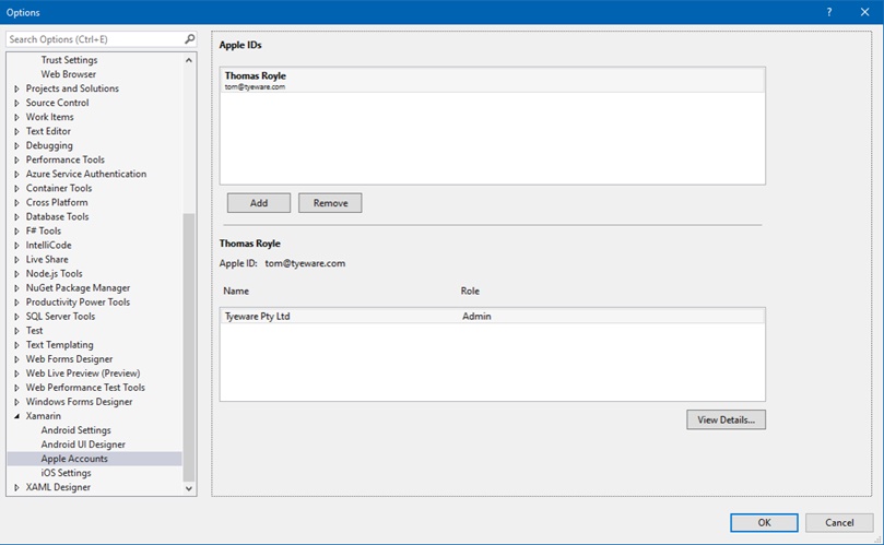 Xamarin Ios Importing Certificates And Profiles Authentication Service Is Unavailable