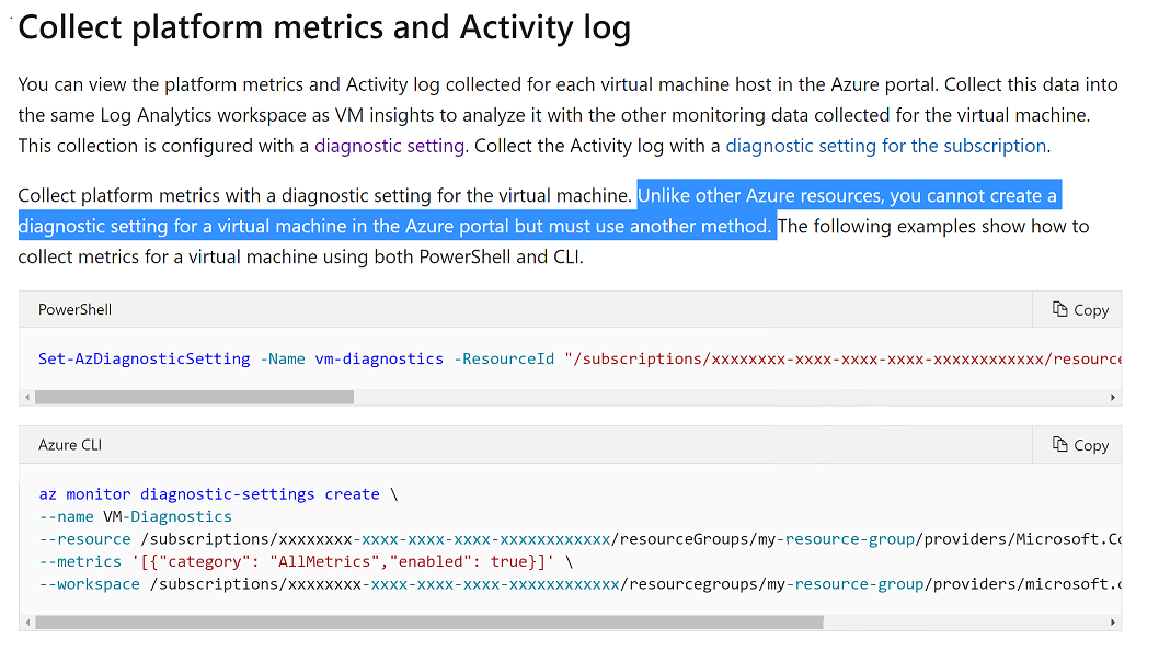 Security Center Regulatory Compliance "Audit diagnostic setting" not ...