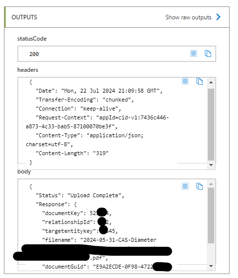 Upload File using Logic app - Multipart - Microsoft Q&A