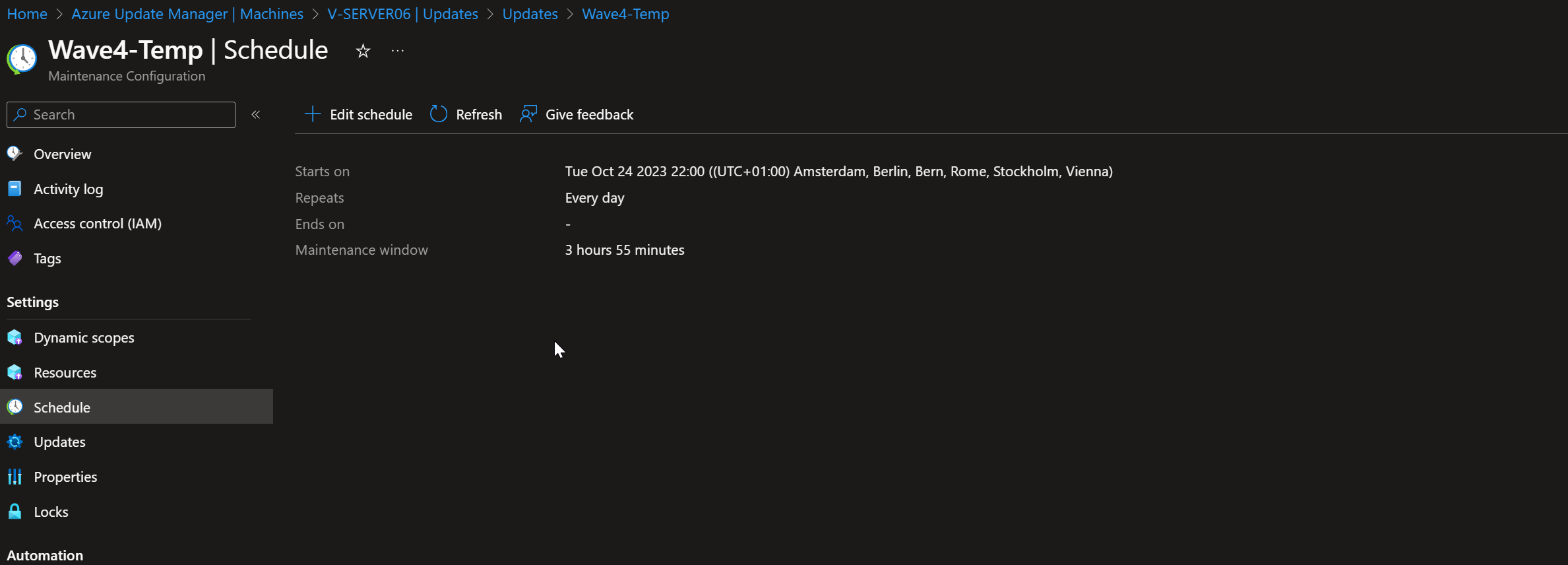 Azure Update Manager Schedules Doesnt Work Microsoft Qanda 