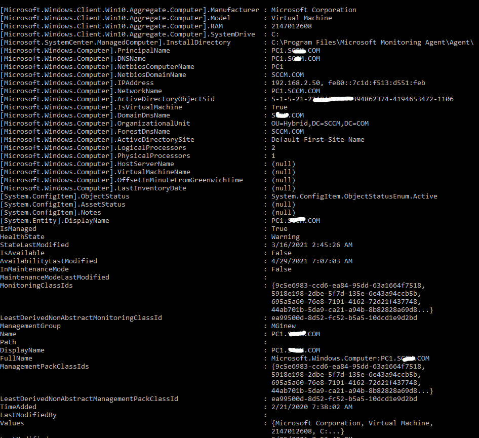 Scom Script To Disable Single Object Of A Class Microsoft Qanda