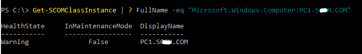 Scom Script To Disable Single Object Of A Class Microsoft Qanda