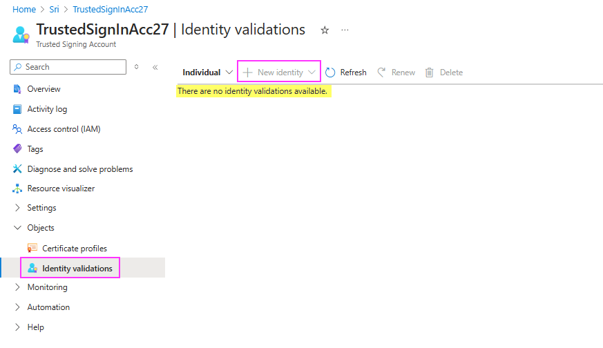 trouble with id validation on trusted certificate - Microsoft Q&A