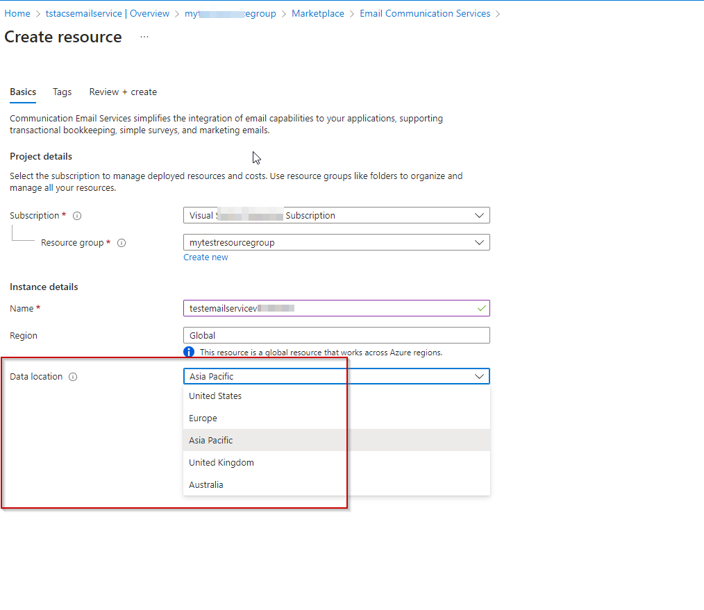 Azure communication email service - Microsoft Q&A