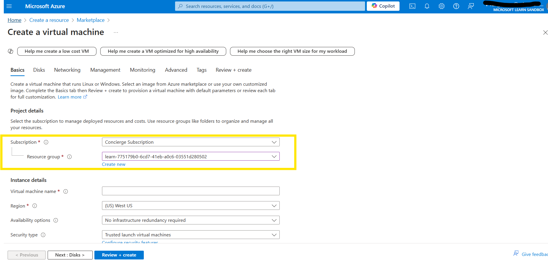 don't have a subscription when using sandbox - Microsoft Q&A