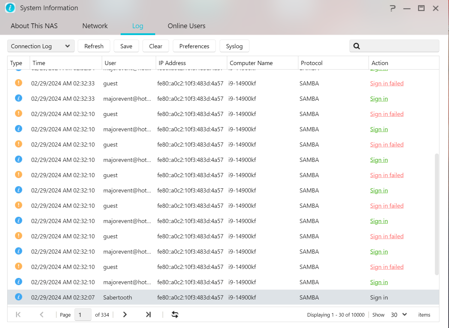 windows 11 failed samba login - Microsoft Q&A