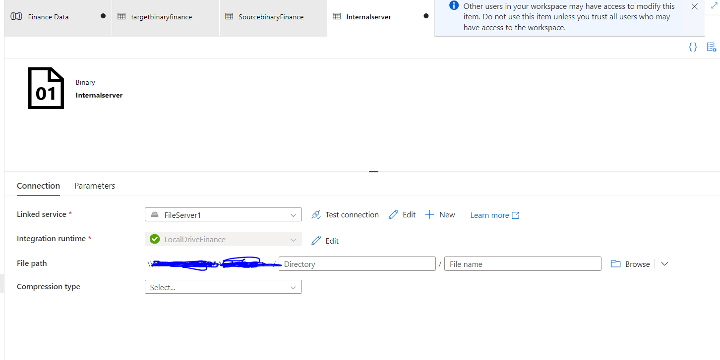 source files problem from internal server to Gen2 container - Microsoft Q&A