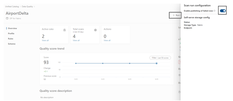 Data Quality Failed Rows to ADLS Gen2 - Microsoft Q&A