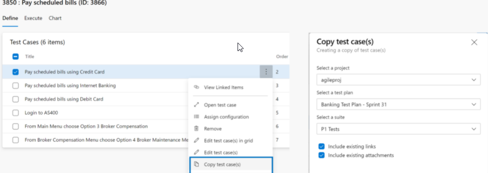 When I copy testcases to a new suite, is there a way for it to keep the ...