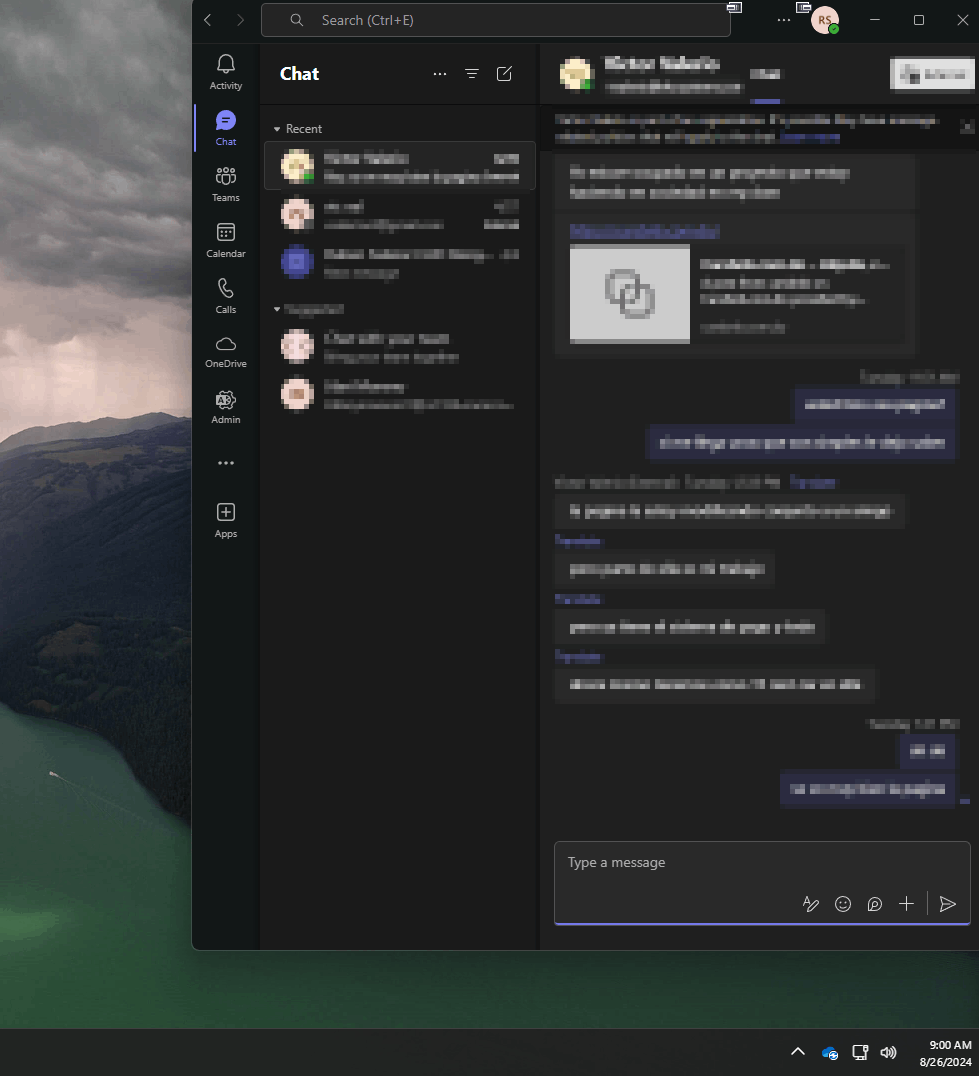 how to hide the chat panel in teams? - Microsoft Q&A