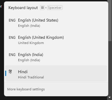 WinUI3 : How to handle KeyDown event for multilingual keyboard layout - Microsoft Q&A