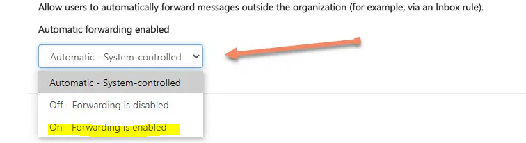 How-to Outlook forwarding mails to external email? - Microsoft Q&A