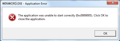 Microsoft Office 365 error on startup (0xc0000005) - Microsoft Q&A
