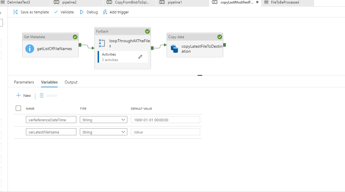 How To Identify And Copy The Most Recently Added Files In Azure Data Factory When There Are