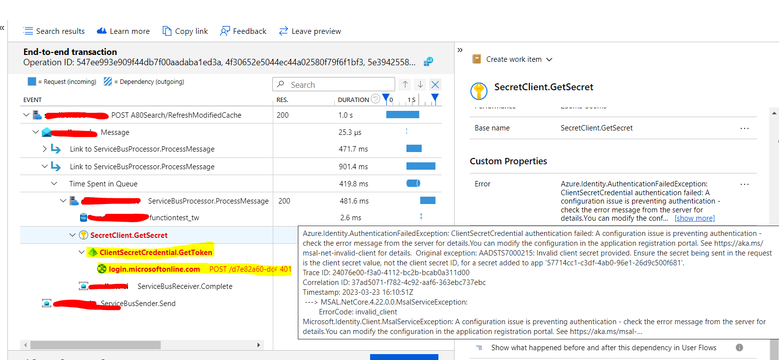 Key vault login issue - Microsoft Q&A